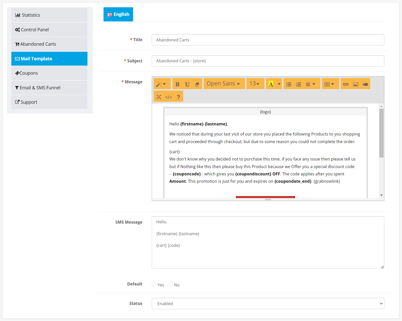 OpenCart Abandoned Cart Help Guide | Blog | OpenCart Extensions