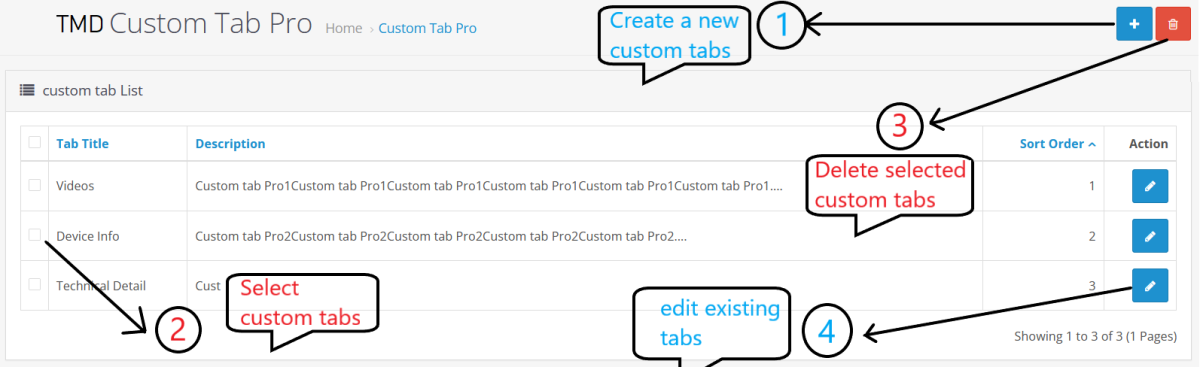 OpenCart Custom Tabs For Products | Blog | OpenCart Extensions